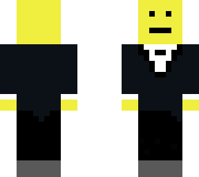 Yellow Tuxedo Man | Minecraft Skin