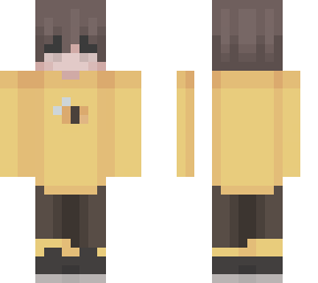 Aesthetic Yellow Skin | Minecraft Skin