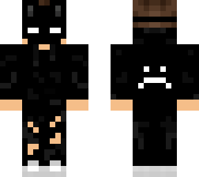 dark black boy mask | Minecraft Skins