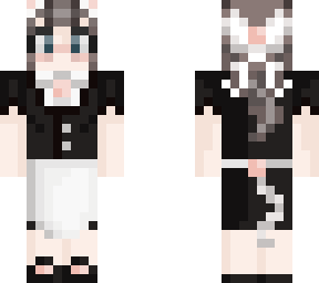 girl cat maid catgirl | Minecraft Skins