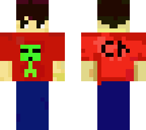 creeper college student | Minecraft Skin
