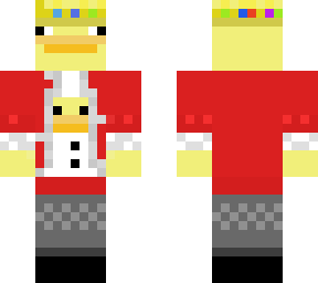 duck with crown | Minecraft Skins