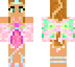 flora winx | Minecraft Skins