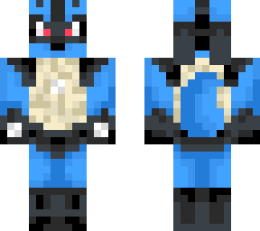 Pokemon Lucario | Minecraft Skins
