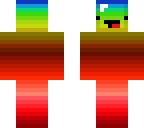 nooby rainbow skeppy | Minecraft Skin