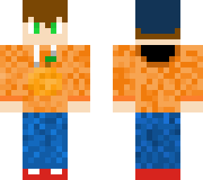 Orange peel for Jayden (human) | Minecraft Skin