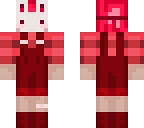 pink bunny mask | Minecraft Skin