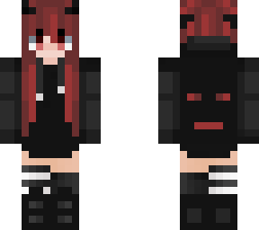 Red Demon Girl | Minecraft Skin