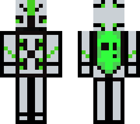 Three slimes in a suit of armor | Minecraft Skin