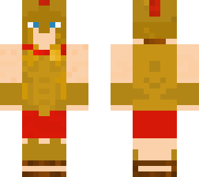 Achilles with Armguards and helmet | Minecraft Skin
