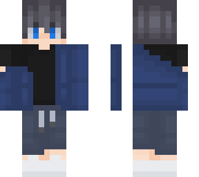 blue jacket | Minecraft Skin