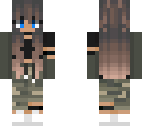 Camo girl | Minecraft Skin