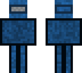 Decayed Blue Crewmate | Minecraft Skin