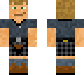 Highlander Grey Kilt | Minecraft Skin