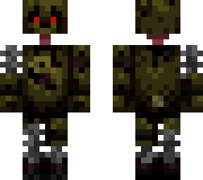 Ignited Springtrap | Minecraft Skin