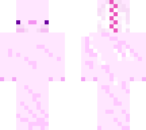 axolotl cute gross pink minecraft mob derp | Minecraft Skins