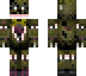 nightmare springtrap | Minecraft Skins