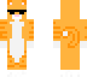 Tabby cat sunglasses (edited) | Minecraft Skin