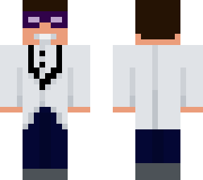 White tuxedo/suit | Minecraft Skin