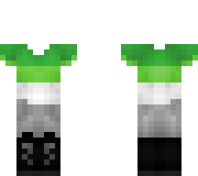 Aromantic Pride Base | Minecraft Skin