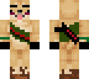 Doge in the army | Minecraft Skin
