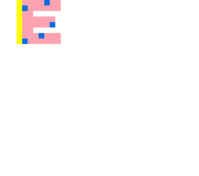 E letter | Minecraft Skin