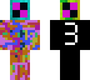 Glitch test subject 3 | Minecraft Skin