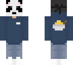 Panda mask | Minecraft Skin