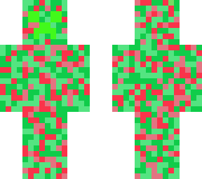 Quad color creeper | Minecraft Skin