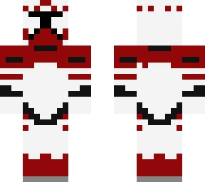 Red clone trooper | Minecraft Skin