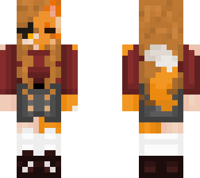 Half Human Half Fox Minecraft Skins