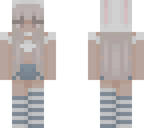 bunny blue cute Sanrio girl | Minecraft Skin