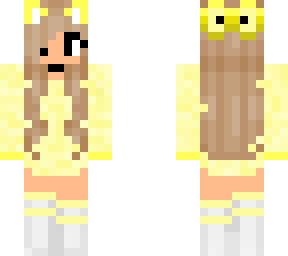 Cute yellow girl | Minecraft Skin