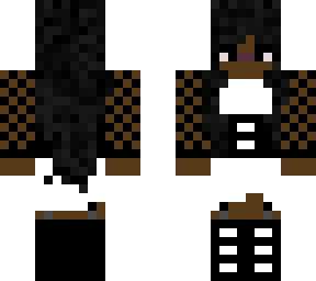 dark skinned girl | Minecraft Skins