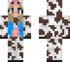 edited cow girl skin | Minecraft Skin