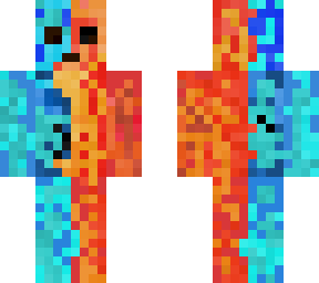 fire and ice | Minecraft Skin
