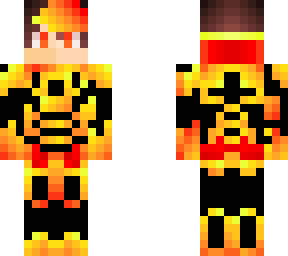 fire gamer | Minecraft Skin