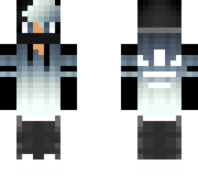 masked adidas blue gray fade boy remake | Minecraft Skins