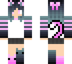 pink cat femboy | Minecraft Skin