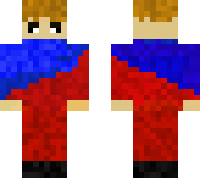 Red and Blue | Minecraft Skin