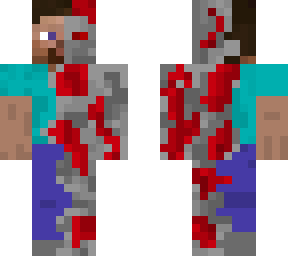 Red stone steve | Minecraft Skin
