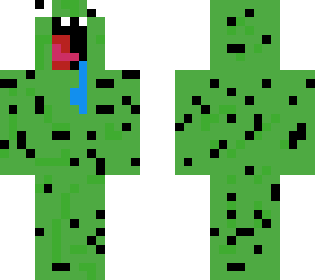 screaming cactus | Minecraft Skin