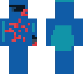 Among Us Blue Imposter Minecraft Skins