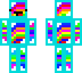 colorful skeepy | Minecraft Skin