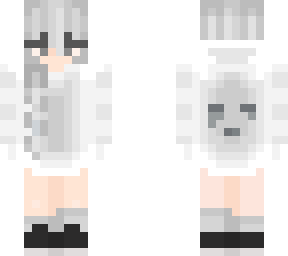 Cute Ghast Girl (fixed p.2) | Minecraft Skin