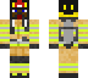 Firefighter w/ SCBA | Minecraft Skin