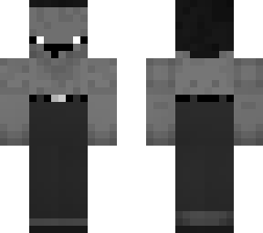 Monochrome Dumb Steve | Minecraft Skin