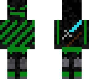 The Green Streaker | Minecraft Skin