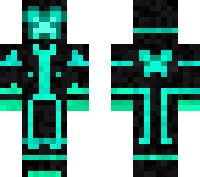 tron creeper | Minecraft Skin