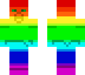Rainbow Steve | Minecraft Skins